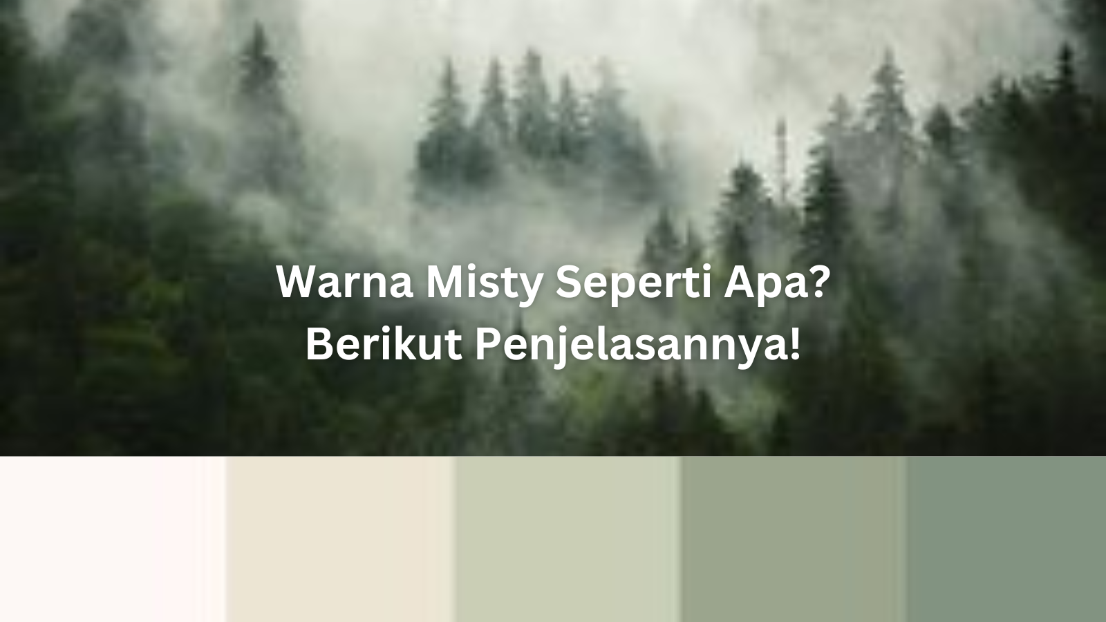 Warna Misty Seperti Apa? Berikut Penjelasannya! - Konveksi Terbaik di ...
